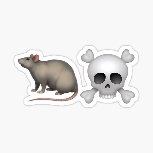 "Rat Poison" Sticker for Sale by queenshark2 | Redbubble