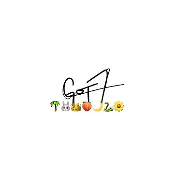 "GOT7 Emoji Logo design" Sticker for Sale by GeeProductsRB | Redbubble