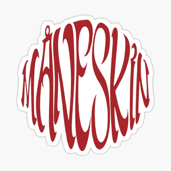 "MANESKIN maneskin,måneskin" Sticker for Sale by moodlasa | Redbubble