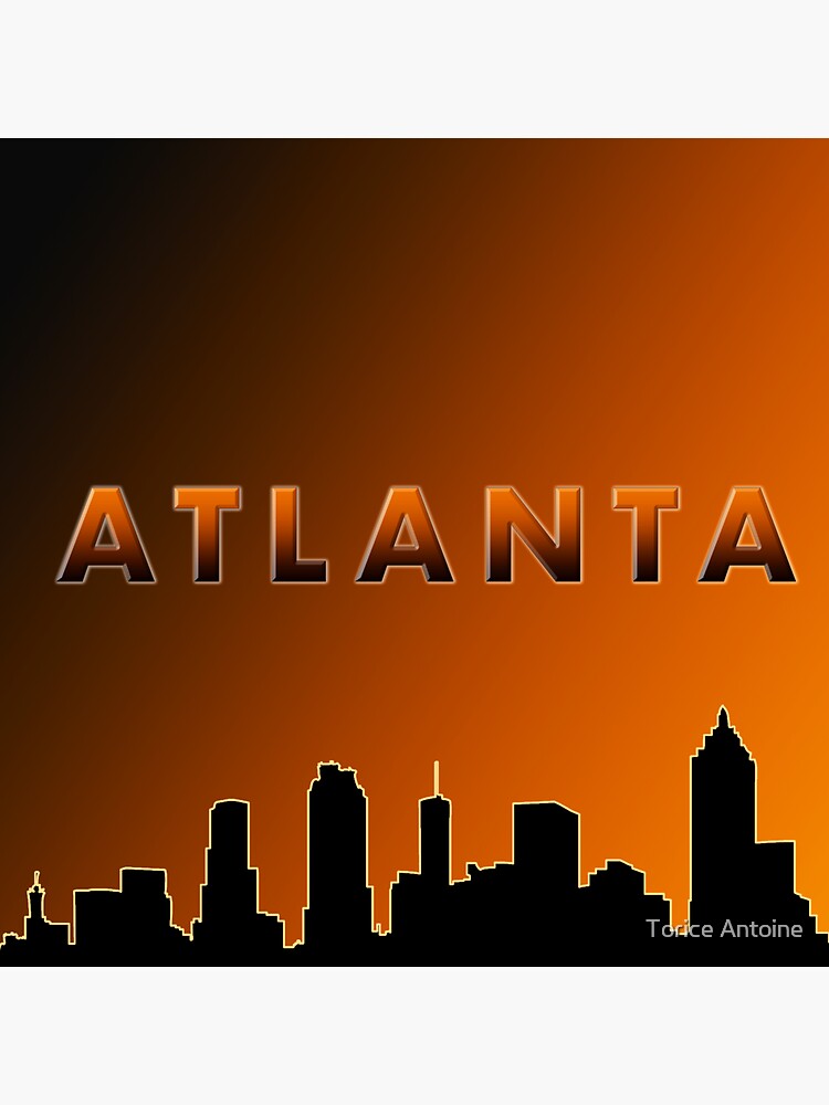 "Atlanta" Sticker by Torice | Redbubble