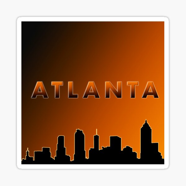 "Atlanta" Sticker by Torice | Redbubble