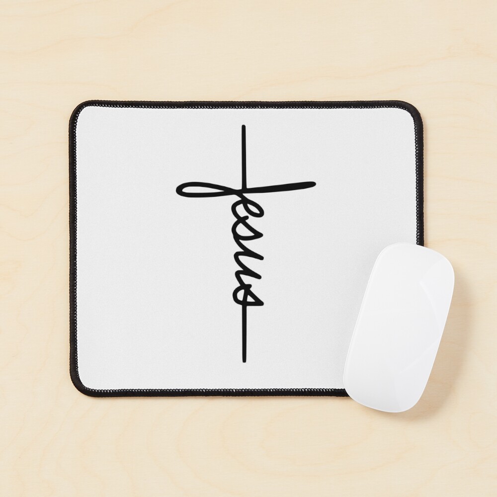 "Jesus name as a cross logo" Photographic Print for Sale by ...