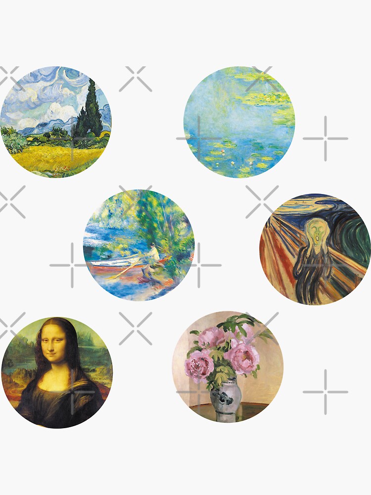 "Classical art pack " Sticker for Sale by zulhishop | Redbubble