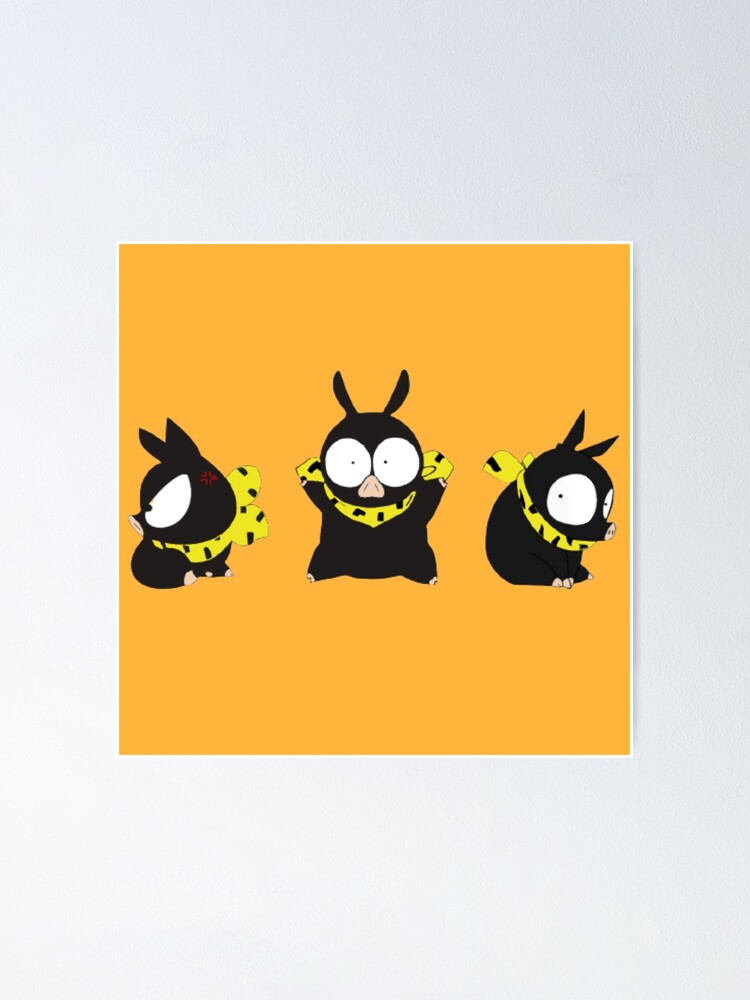 Póster «3 P- Chan Pigs Ranma 1/2 - DIBUJADO ORIGINAL por SillyFun ...