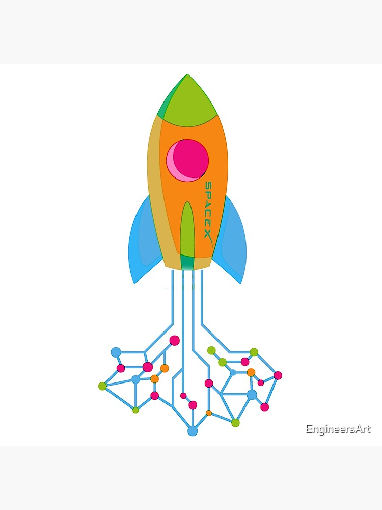 "SpaceX Rocket Smoke PCB and AI art" Photographic Print by EngineersArt ...