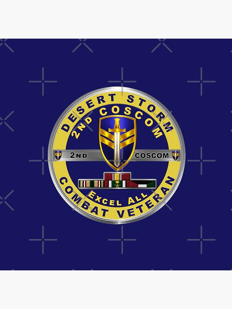 "2nd Corps Support Command Desert Storm COSCOM Veteran" Pin for Sale by ...