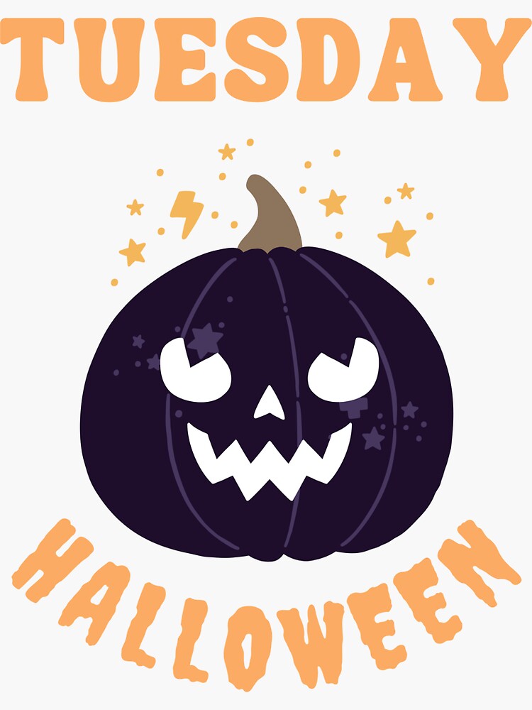 "Day of The Week Group Halloween Costume Tuesday" Sticker for Sale by ...
