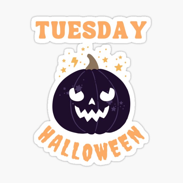 "Day of The Week Group Halloween Costume Tuesday" Sticker for Sale by ...
