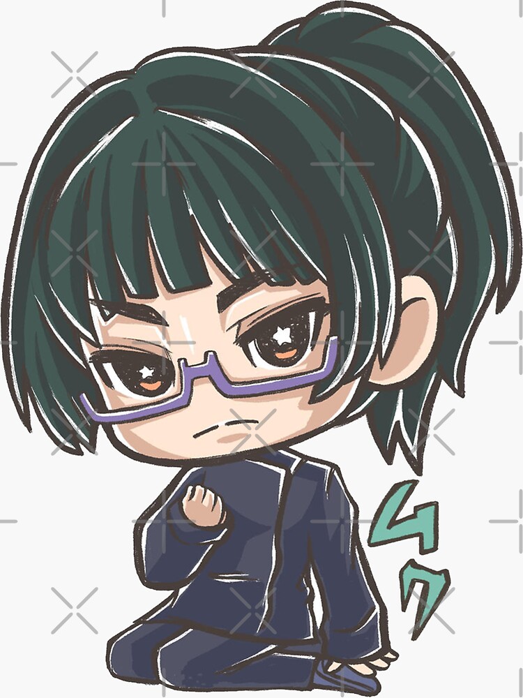 "Maki Zenin" Sticker for Sale by Stickeramut | Redbubble