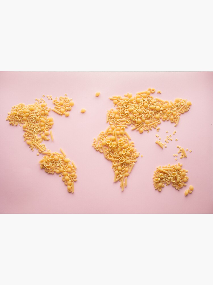 "Macaroni world map" Sticker by Alexandropulos | Redbubble