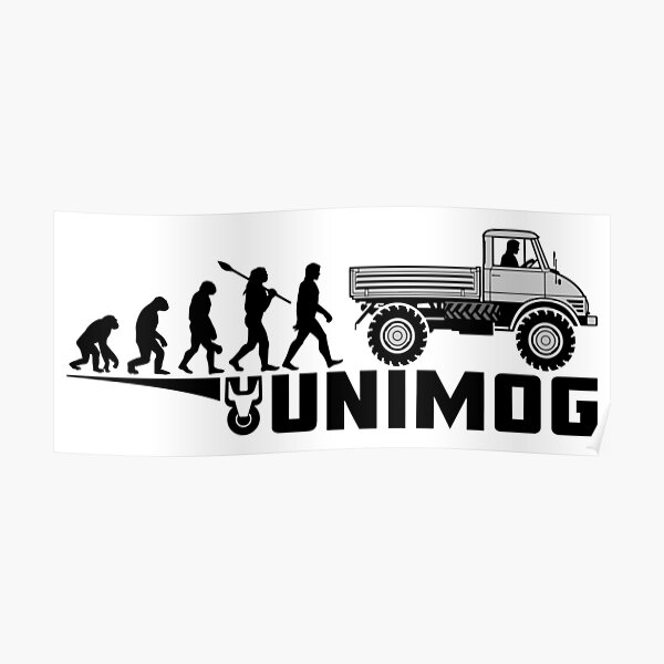 Póster «UNIMOG Evolución de la humanidad» de Groenendijk | Redbubble