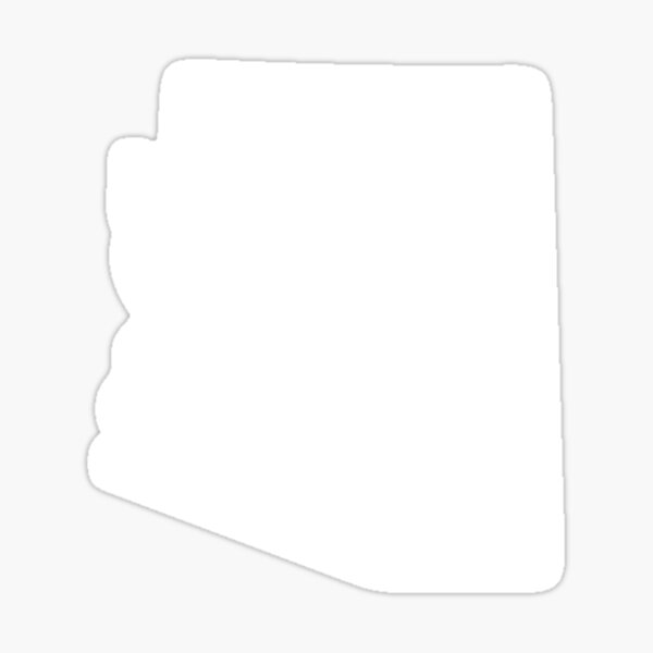 "State of Arizona AZ Abbreviation Outline" Sticker for Sale by Hpabedi ...
