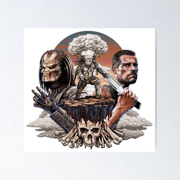 "Predator vs Dutch" Poster for Sale by Denaris | Redbubble