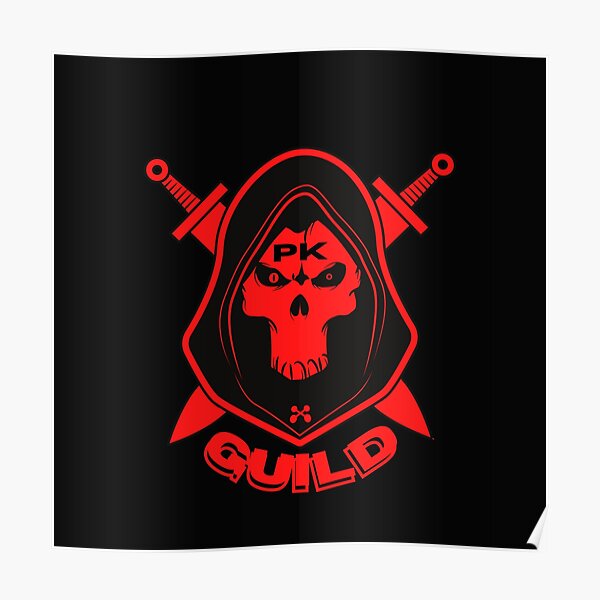 "PK GUILD" Poster for Sale by Mendallon | Redbubble