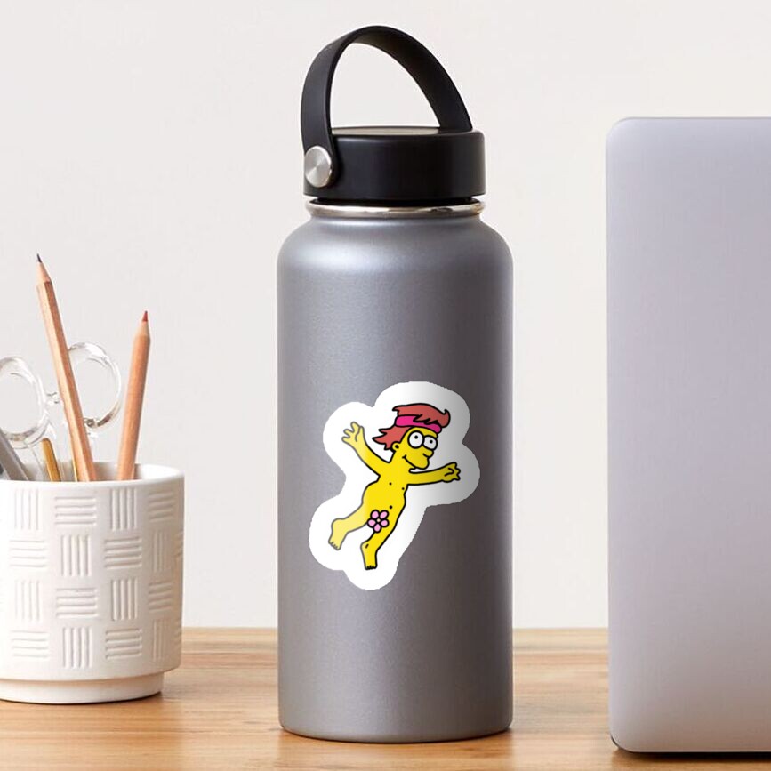 "Hippie Homer" Sticker for Sale by BertieMaiDesign | Redbubble