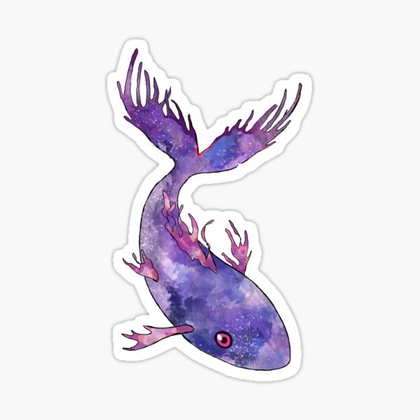 "Galaxy Fish #5" Sticker by SunCatDesigns | Redbubble