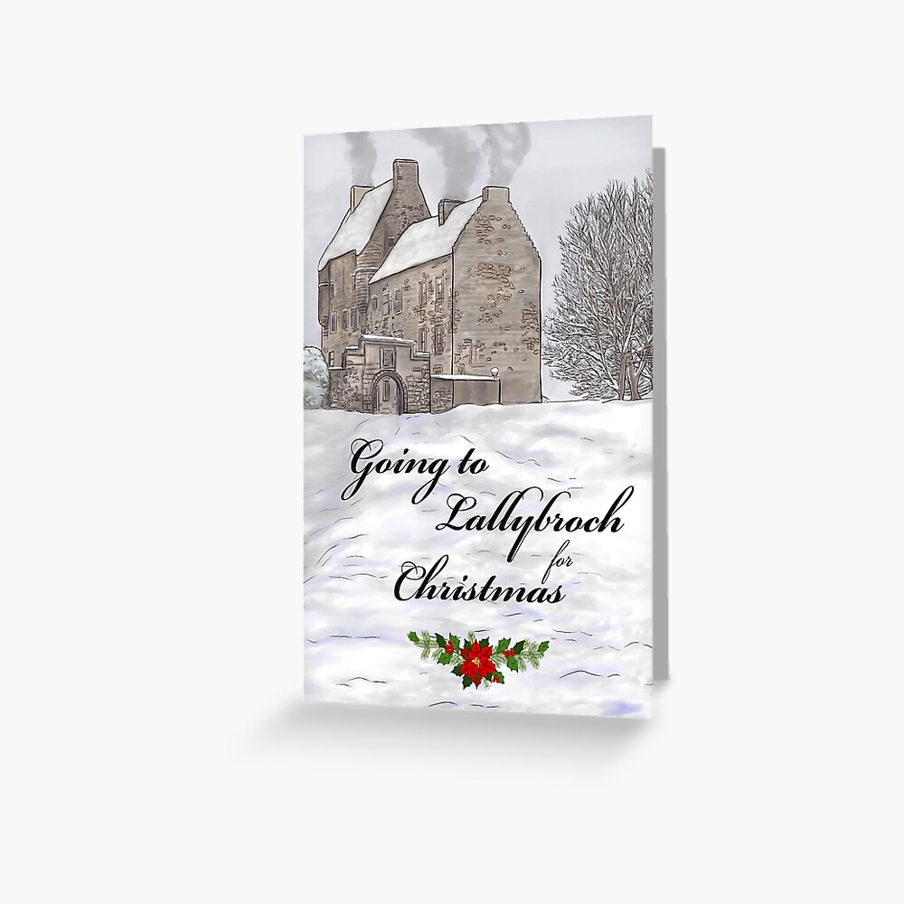 "Lallybroch for Christmas (Outlander)" Greeting Card for Sale by ...