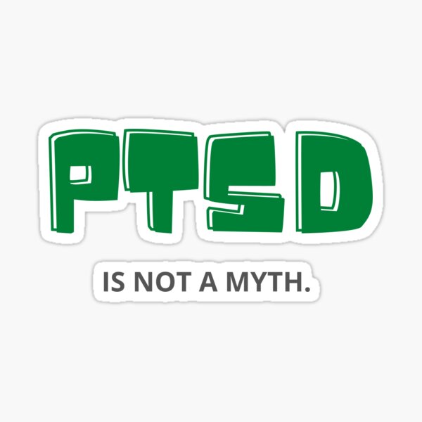 "PTSD" Sticker for Sale by MHCBAHAMAS | Redbubble