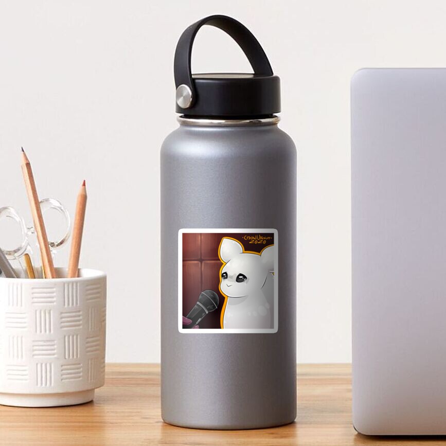 "Slugcat Cry" Sticker for Sale by CrystalUranium | Redbubble