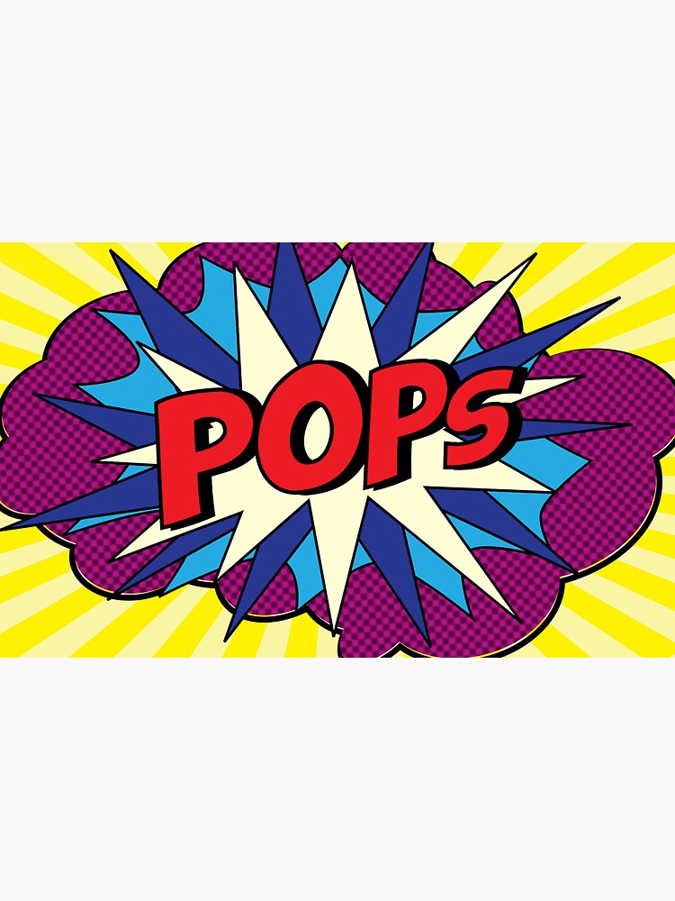 "POPS LOGO" Sticker for Sale by POPSmerch | Redbubble