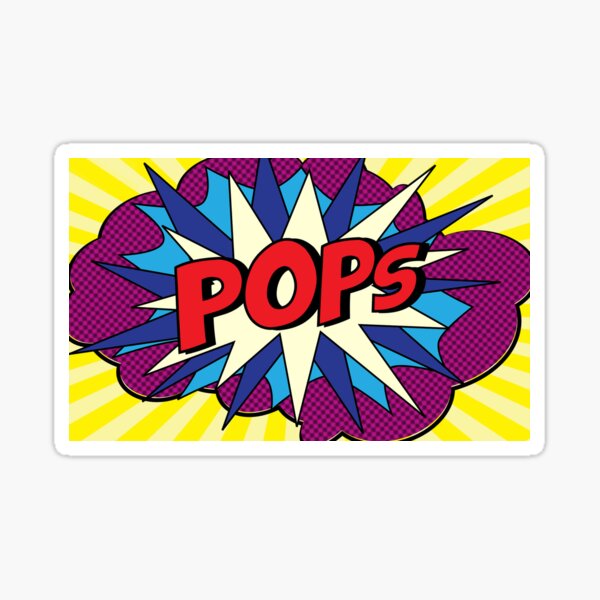 "POPS LOGO" Sticker for Sale by POPSmerch | Redbubble