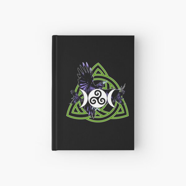 "The Morrigan Triple Goddess Raven - Witches Triple Moon with Triquetra ...