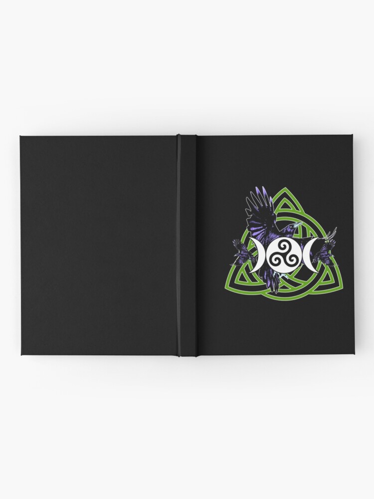 "The Morrigan Triple Goddess Raven - Witches Triple Moon with Triquetra ...