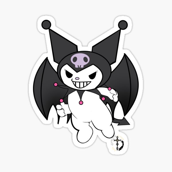 "Purple Skull Imp" Sticker for Sale by evinearts | Redbubble