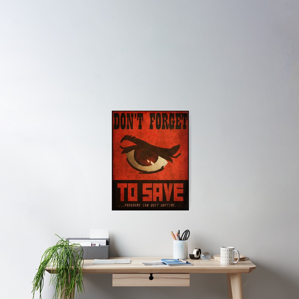 "Retro Reminder" Poster for Sale by TRMAlternate | Redbubble