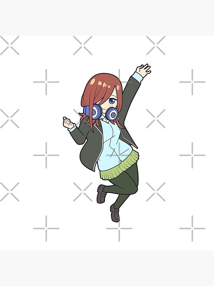 "The Quintessential Quintuplets Nakano Miku Chibi" Art Print for Sale ...