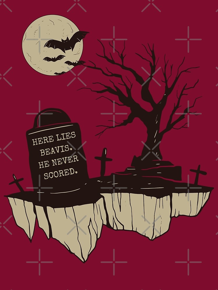 "Here Lies Beavis Tombstone" Greeting Card for Sale by OpalOcean ...