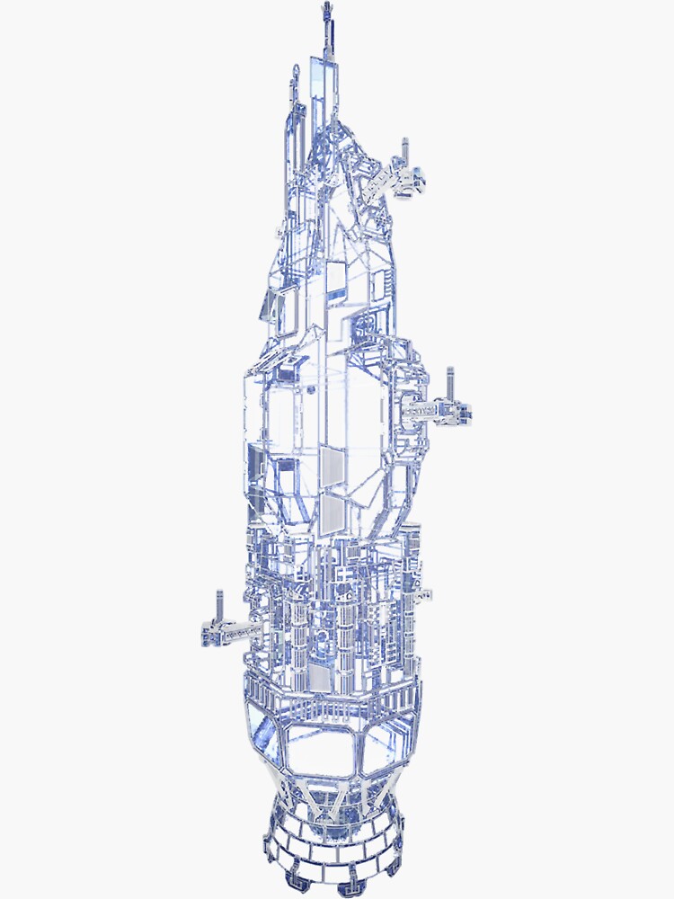 "Rocinante Technical Blueprint - The Expanse Classic" Sticker for Sale ...