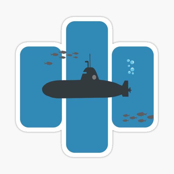 "SUBMARINE" Sticker for Sale by HelmiSantosa | Redbubble