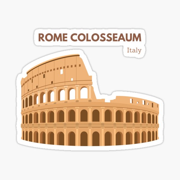 "Colosseum Rome" Sticker for Sale by corralmontana | Redbubble