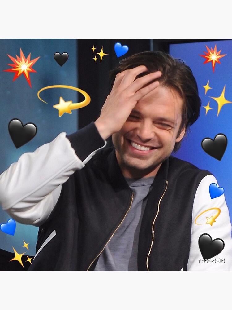 "Cute Seb w/ Emojis" Sticker for Sale by rose898 | Redbubble