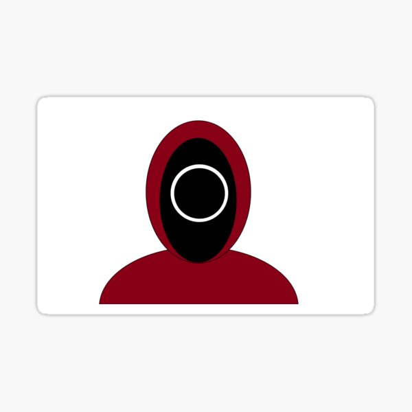 "Squid game guard O" Sticker for Sale by JforLAB | Redbubble