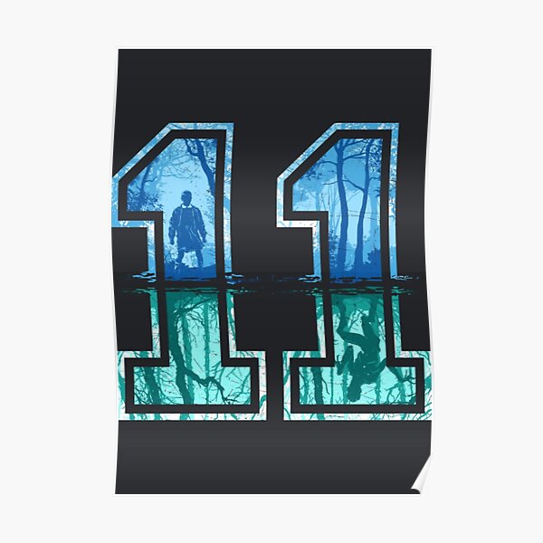 "Stranger Things, Strange Number 11 (blue)" Poster for Sale by ...