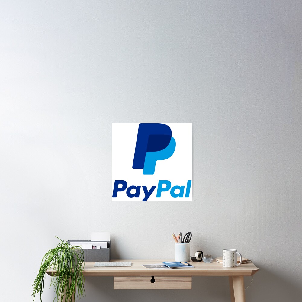 "Paypal logo" Poster for Sale by Artstockings | Redbubble