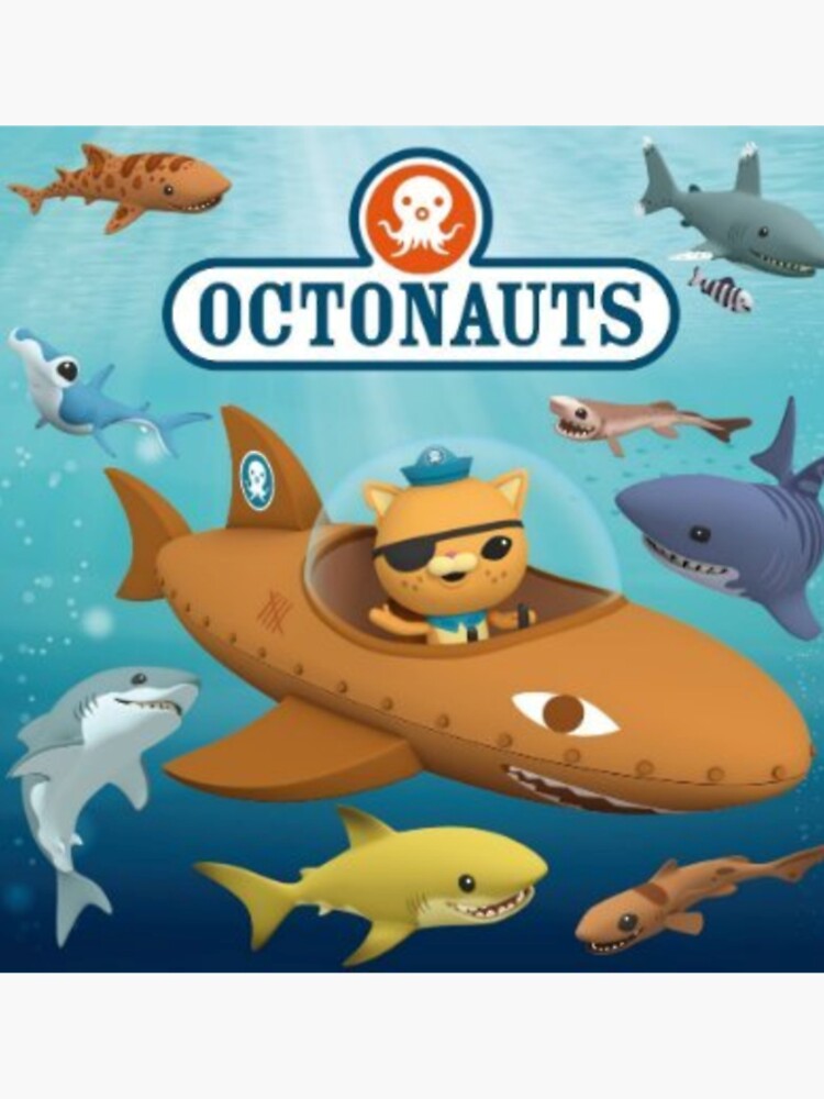 "Octonauts Cbeebies Design " Sticker for Sale by ChairToSpare | Redbubble