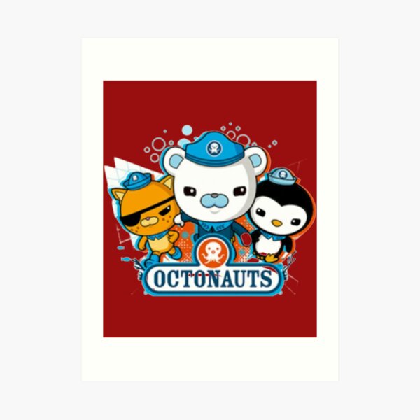 "Octonauts character Captain Barnacles, Kwazii and Peso" Art Print for ...