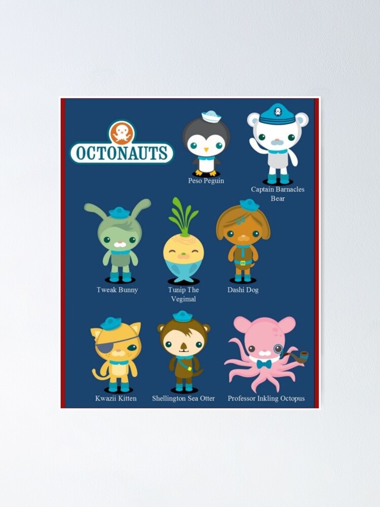 "Octonauts Design " Poster for Sale by ChairToSpare | Redbubble