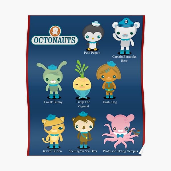 "Octonauts Design " Poster for Sale by ChairToSpare | Redbubble