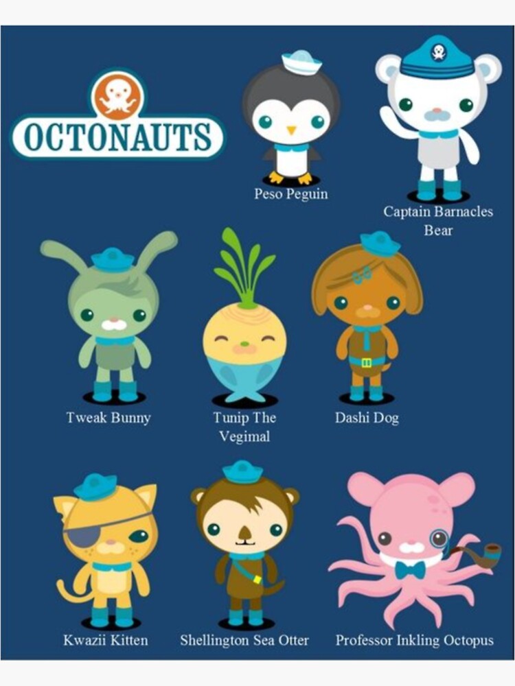 "Octonauts Design " Sticker for Sale by ChairToSpare | Redbubble