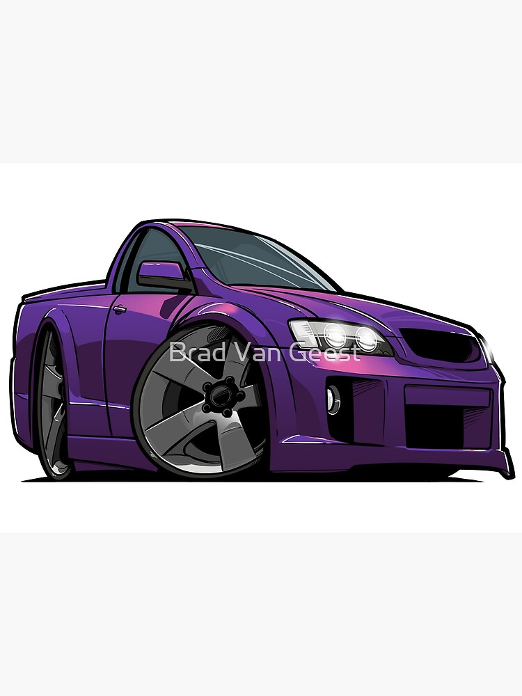 "Holden VE SS Ute Morpheus Purple" Poster for Sale by killustrator ...