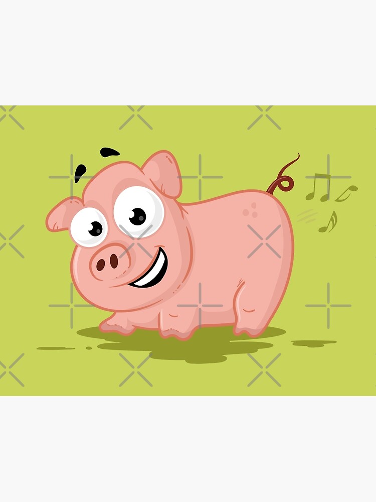 "Farting Pig" Poster by zoljo | Redbubble