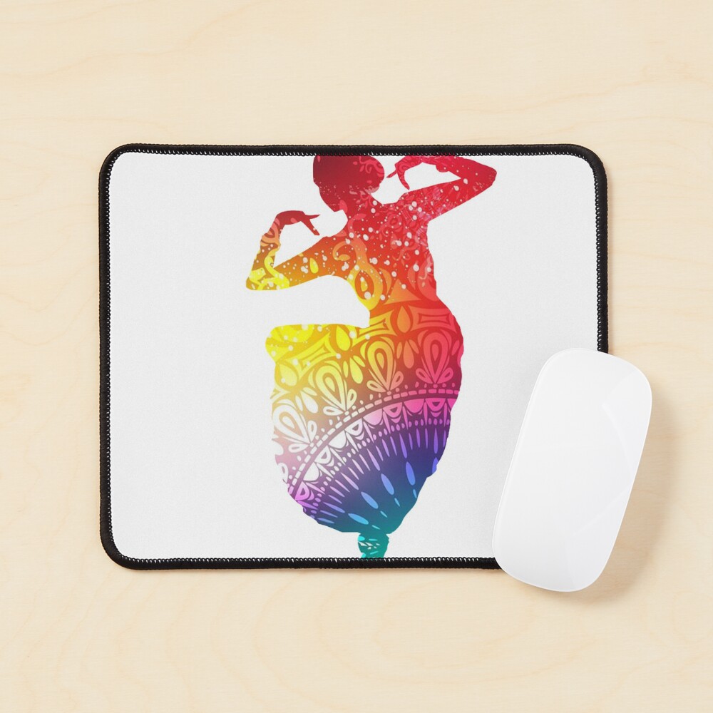 "Bharatanatyam Classical Indian Dancer Coloured " Sticker for Sale by ...