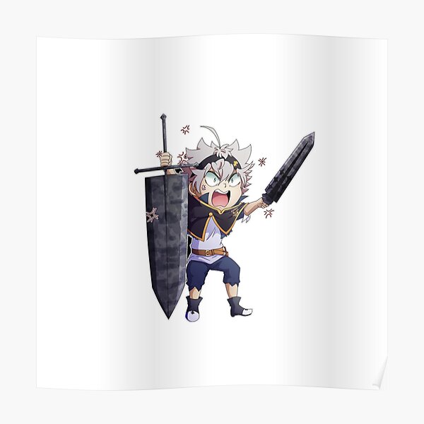 "Asta Two Swords" Poster for Sale by Stickeramut | Redbubble