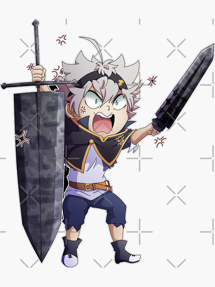 "Asta Two Swords" Sticker for Sale by Stickeramut | Redbubble
