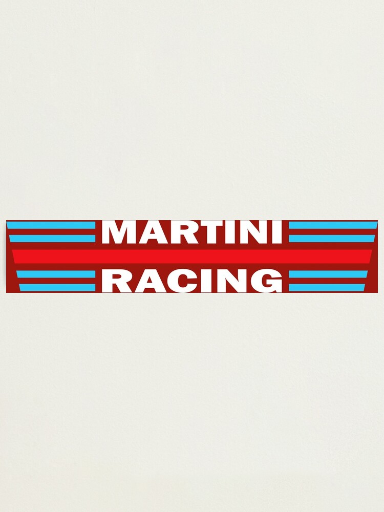 "Martini Racing Stripe Team Racing" Photographic Print by Goartpict ...