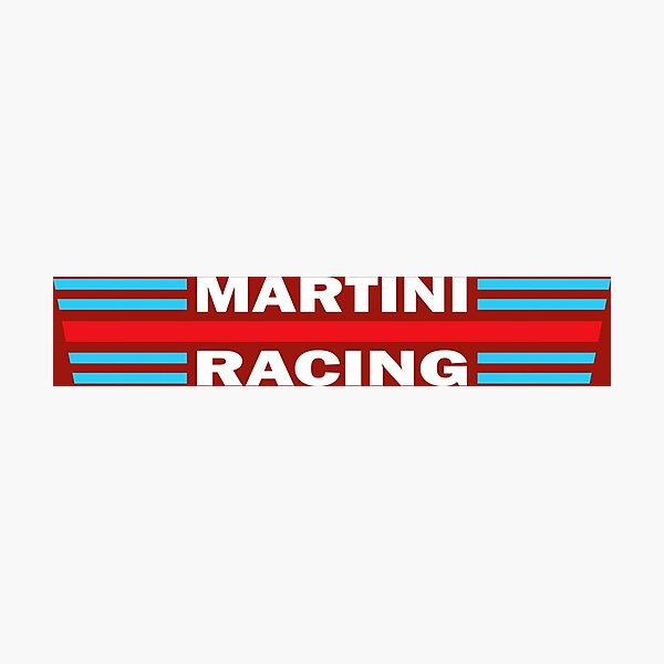 "Martini Racing Stripe Team Racing" Photographic Print by Goartpict ...